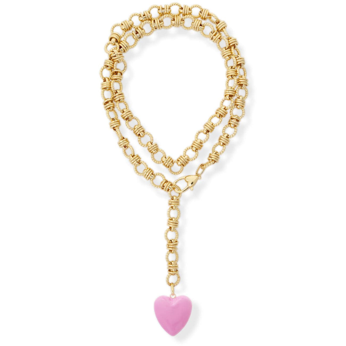 Rowan Heart Lariat Necklace | Versatile Gold-Filled Statement Necklace ...