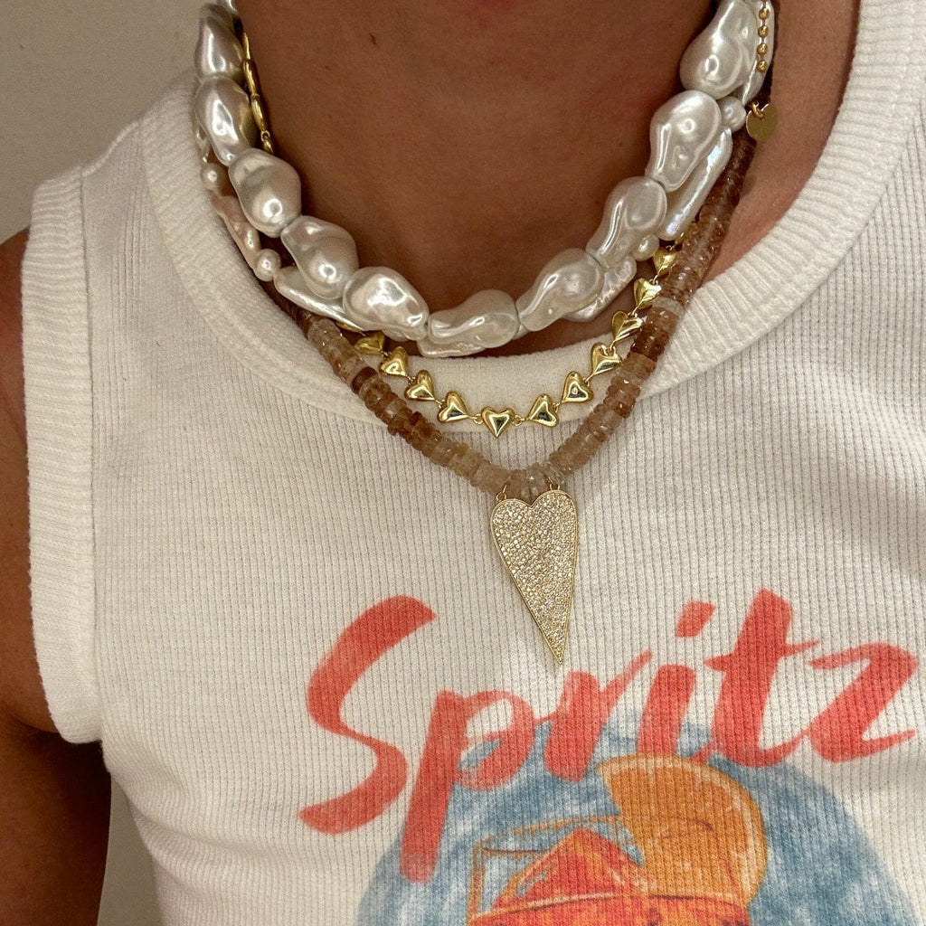 Shelby Pearl Necklace | A Modern Pearl Necklace for Everyday Wear – BRACHA