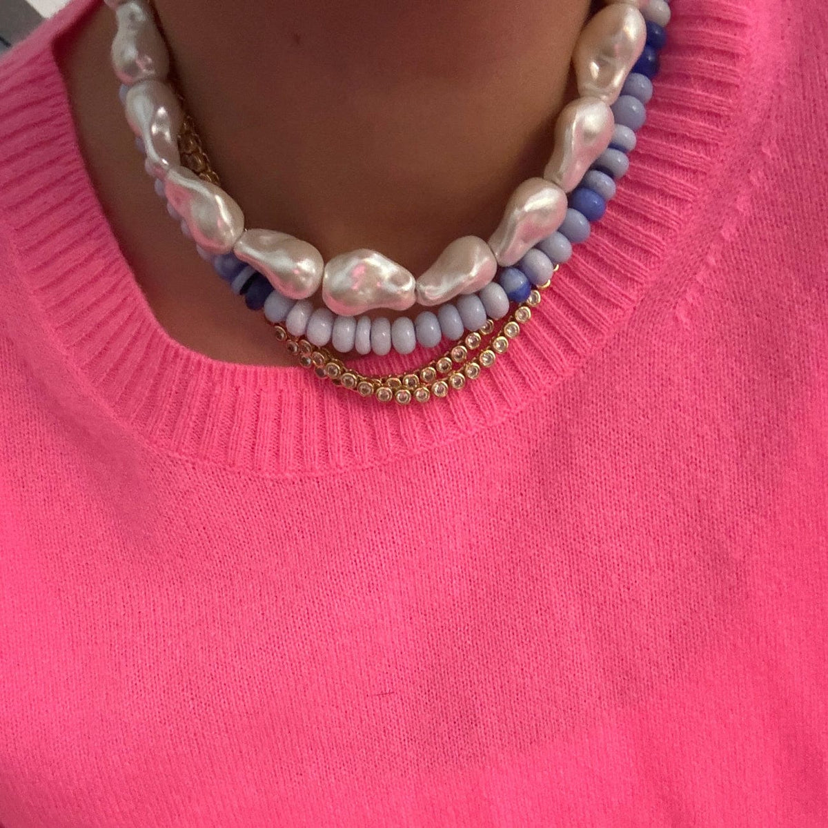 Shelby Pearl Necklace | A Modern Pearl Necklace for Everyday Wear – BRACHA