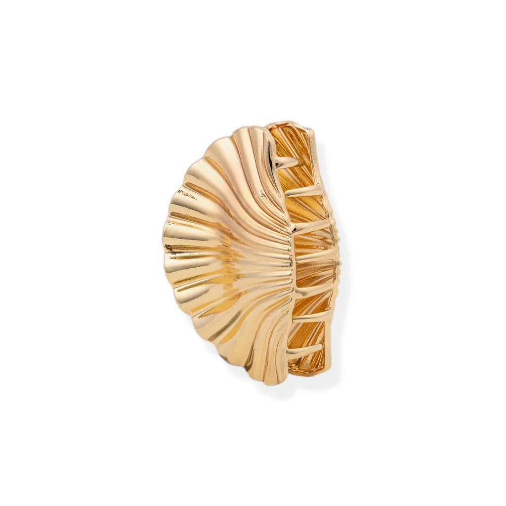 Gold Shell Hair Clip – Small or Large Beach-Inspired Hair Accessory ...
