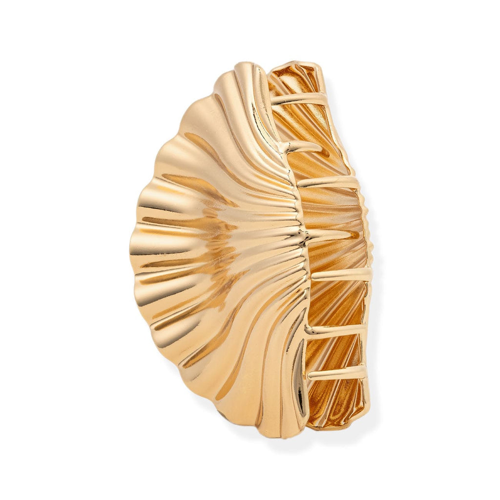 Gold Shell Hair Clip – Small or Large Beach-Inspired Hair Accessory ...
